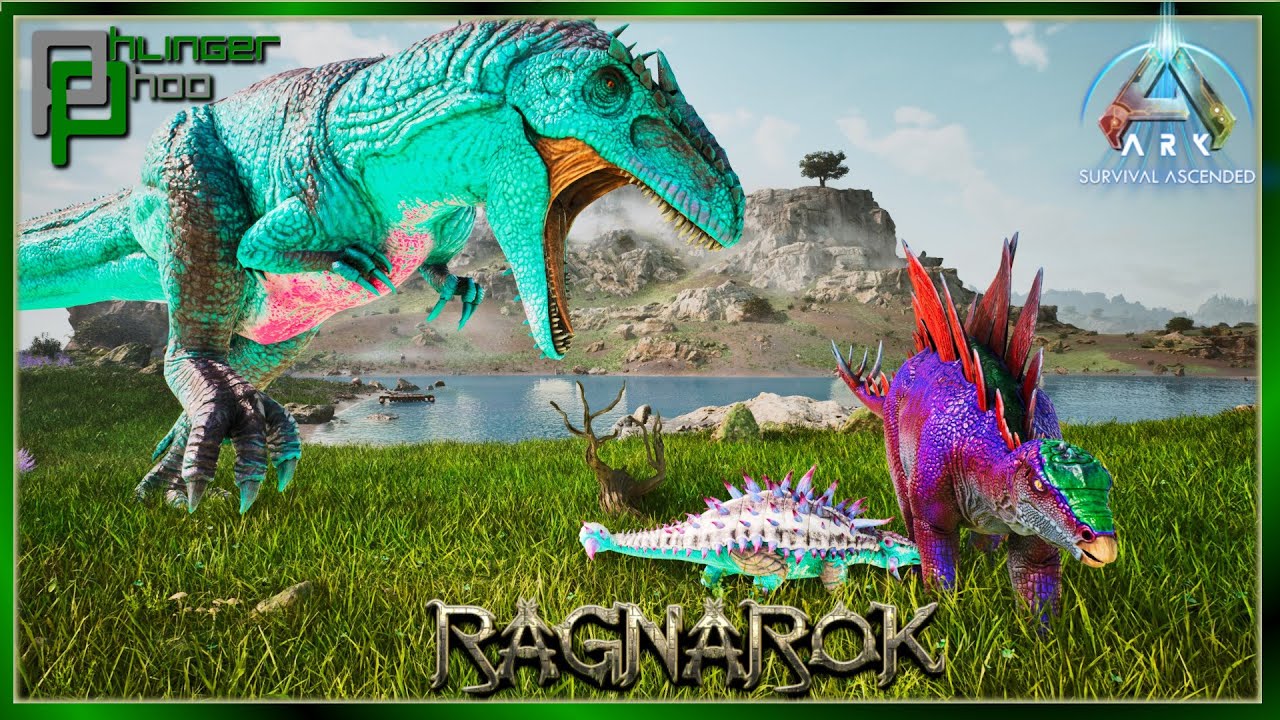 On The Rampage over the Highlands in Ark's Ragnarok Ascended - YouTube