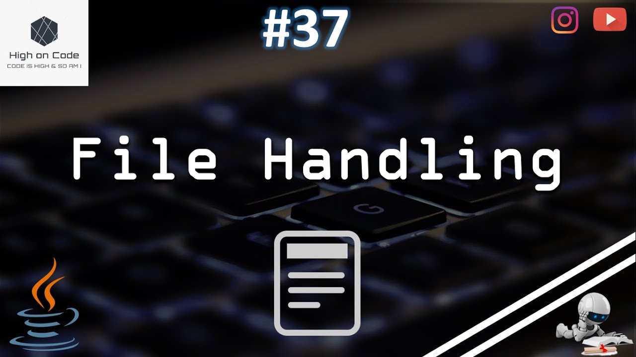 37 File Handling In Java How To Create A File Youtube 5703