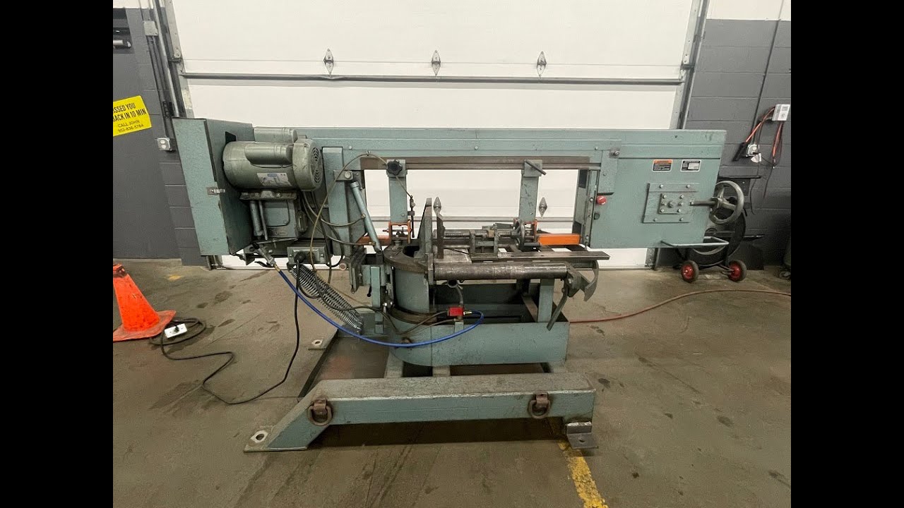 Ellis Model 4000 Miter Band Saw – Dual Directional Swivel Head - YouTube