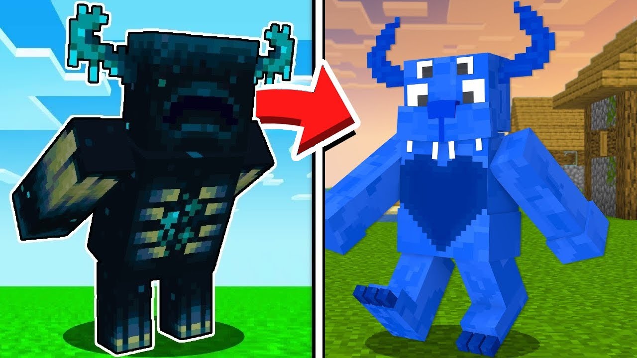 Pretvorio Sam Minecraft Mobove U Ukleta Stvorenja - YouTube