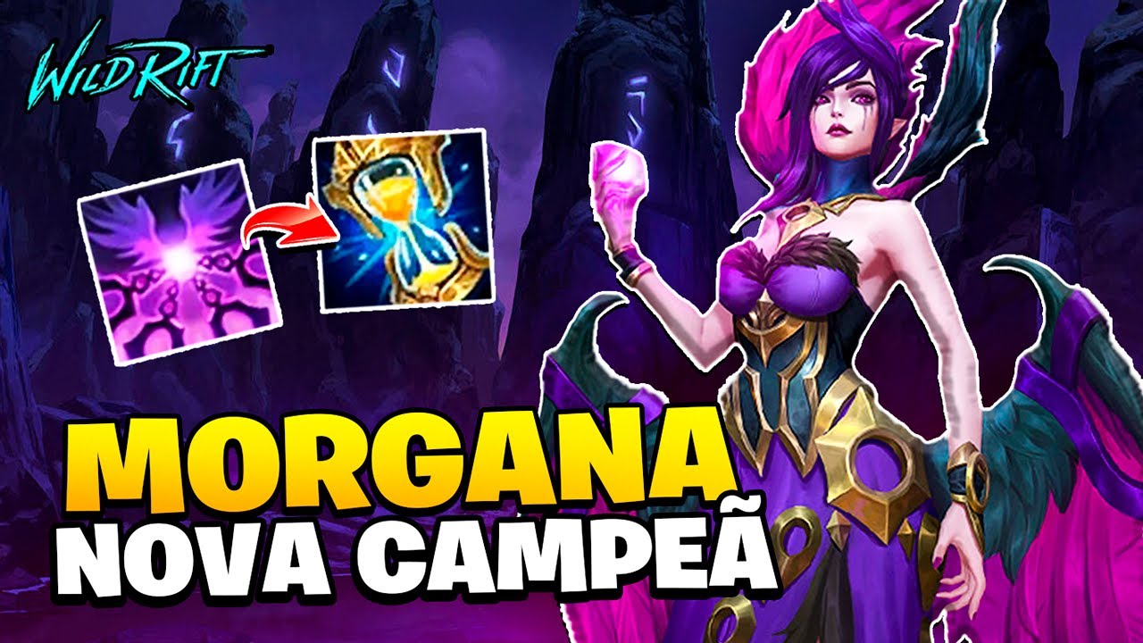 TESTANDO A MORGANA - NOVO CAMPEÃO | LoL Wild Rift - YouTube