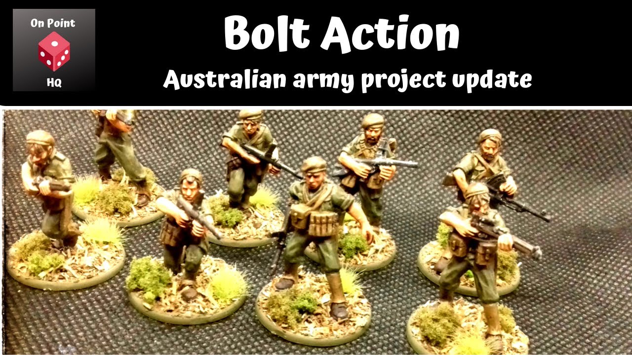 Australian army for Bolt Action - project update - YouTube