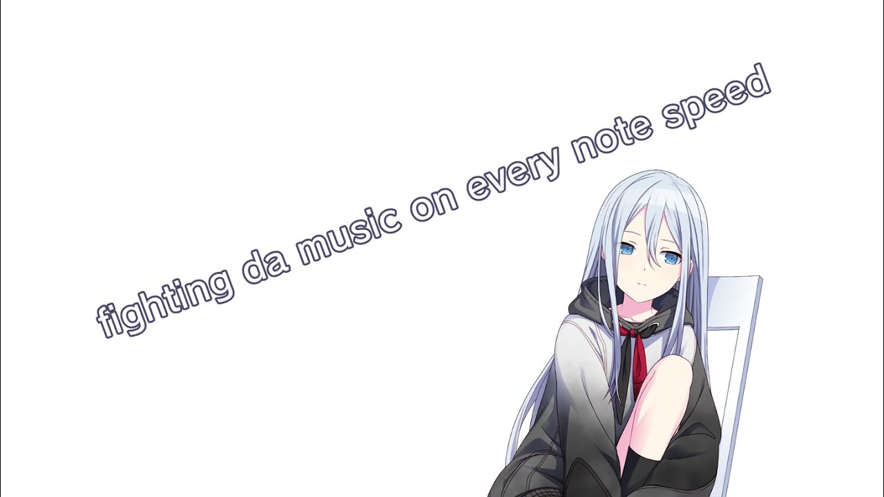 playing don’t fight the music on every note speed - YouTube