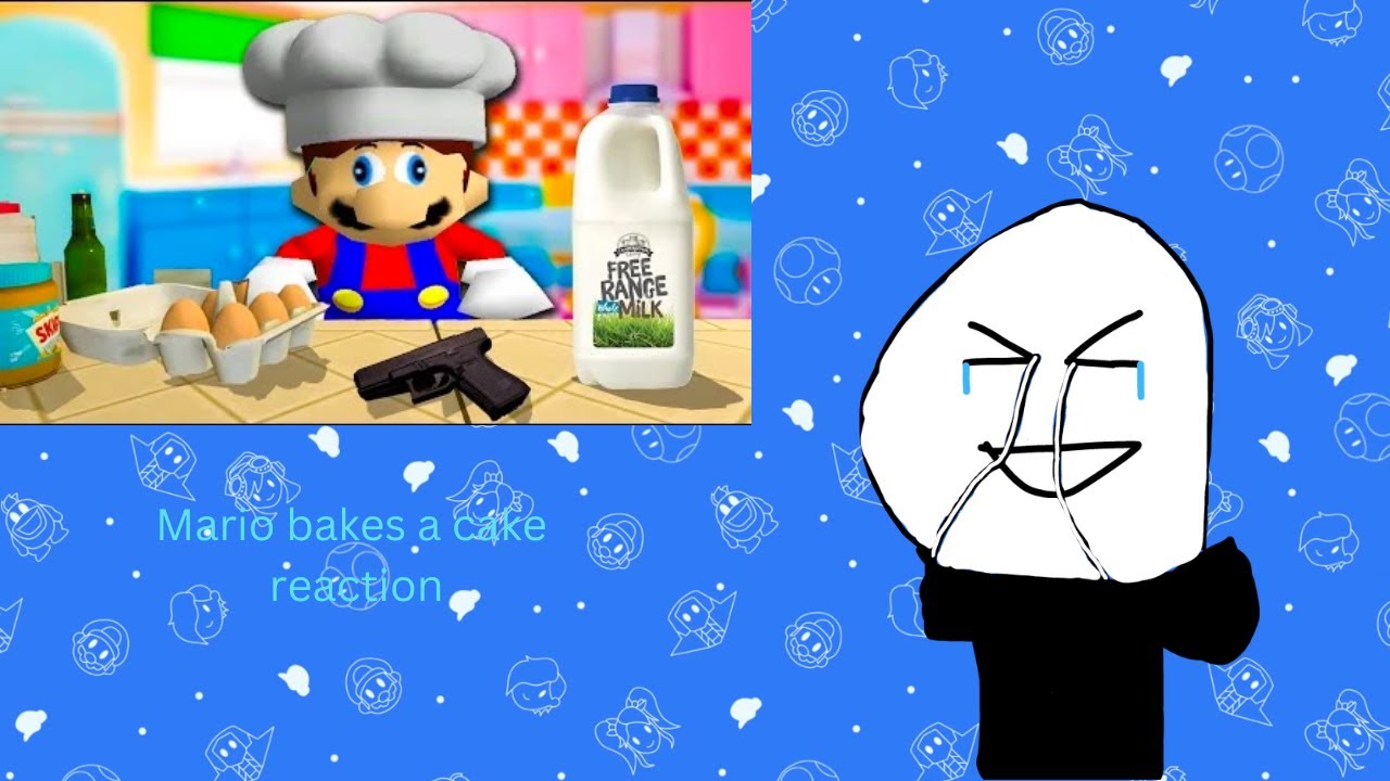 Mario Bakes a """"Cake"""" reaction || Nothing will go wrong with this ...