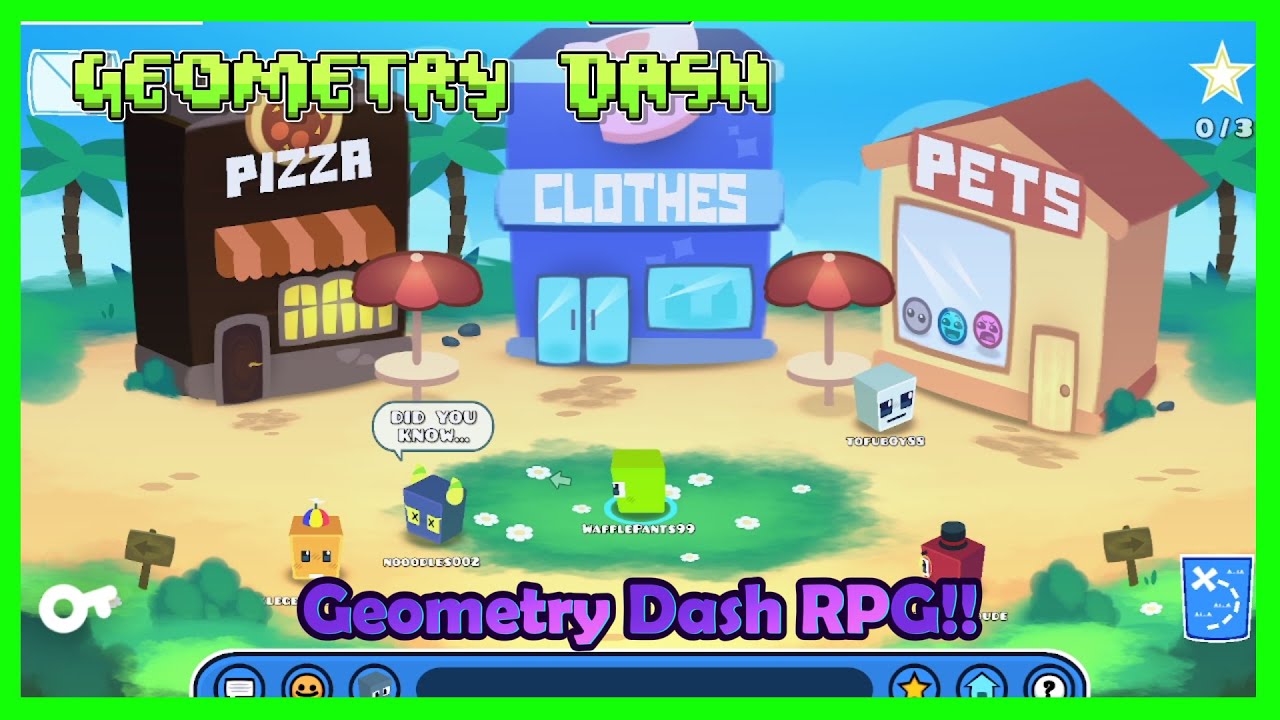 Geometry dash mode RPG? - Geometry Dash - YouTube