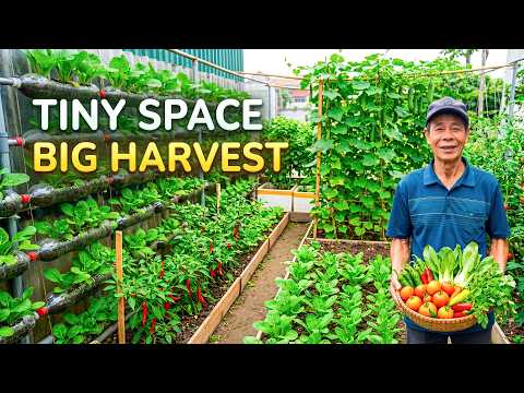 Smart Garden Idea for Small Spaces | Providing Fresh Vegetables and Fruits All Year