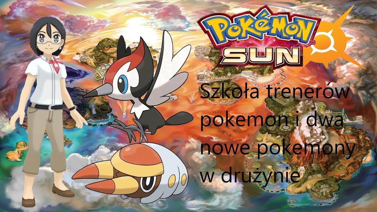 Pokemonowa szkoła trenerów?! +2 dla drużyny. Pokemon Sun #2. - YouTube