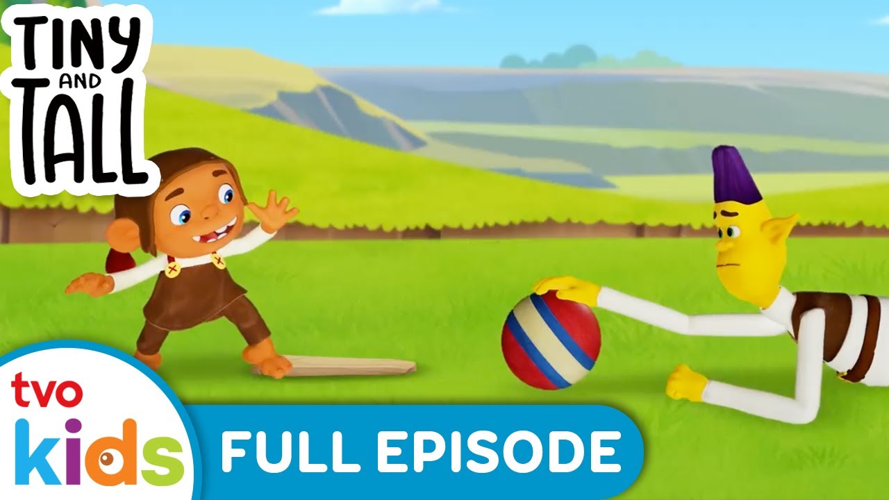 TINY & TALL 🧌👾 Chaseball ⚽️ Season 1 Full Episode | TVOkids Preschool - YouTube