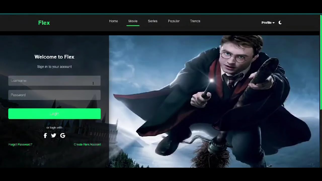 Ott website recreation / html css - YouTube