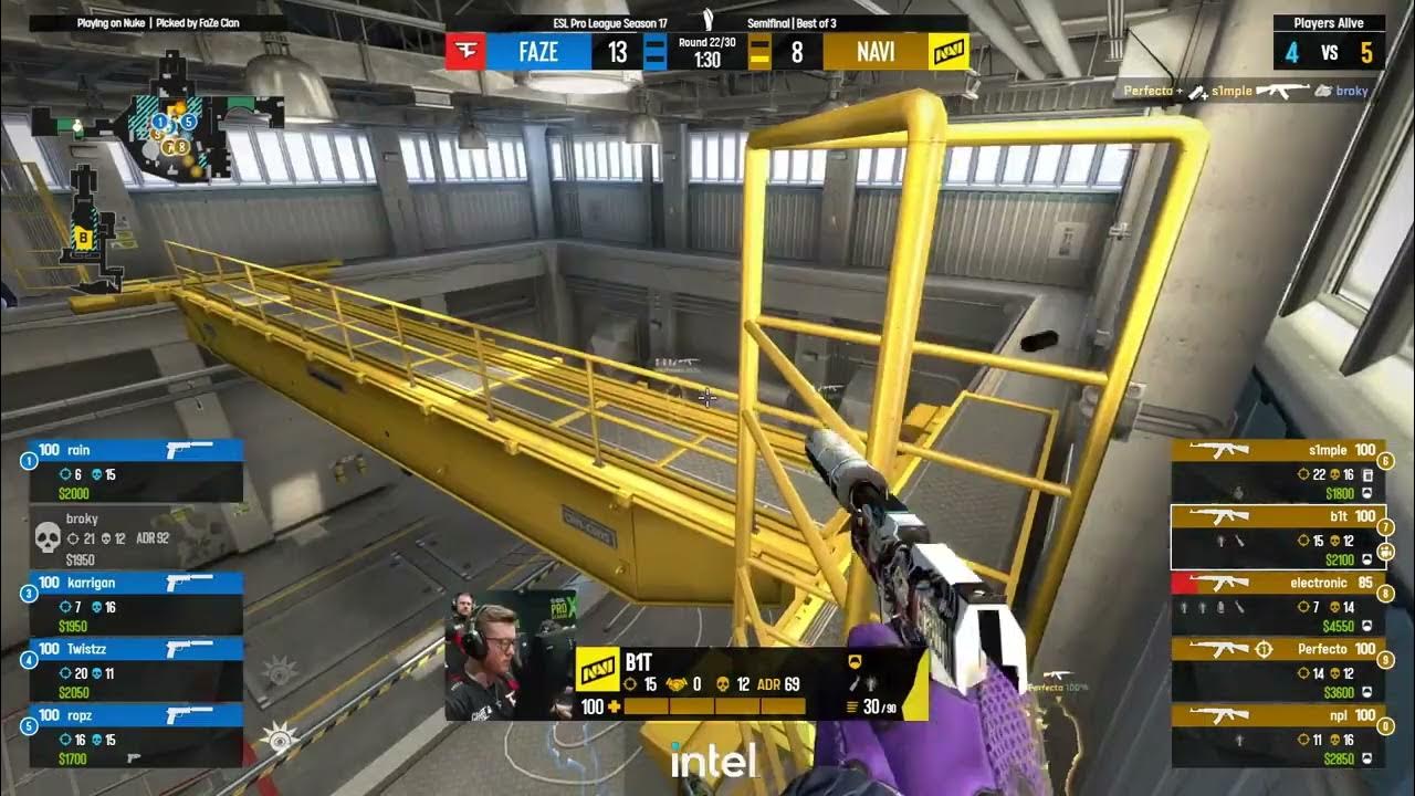 Ropz Just Need A Pistol To Win It | Navi vs Faze | Esl Pro League S17 - YouTube