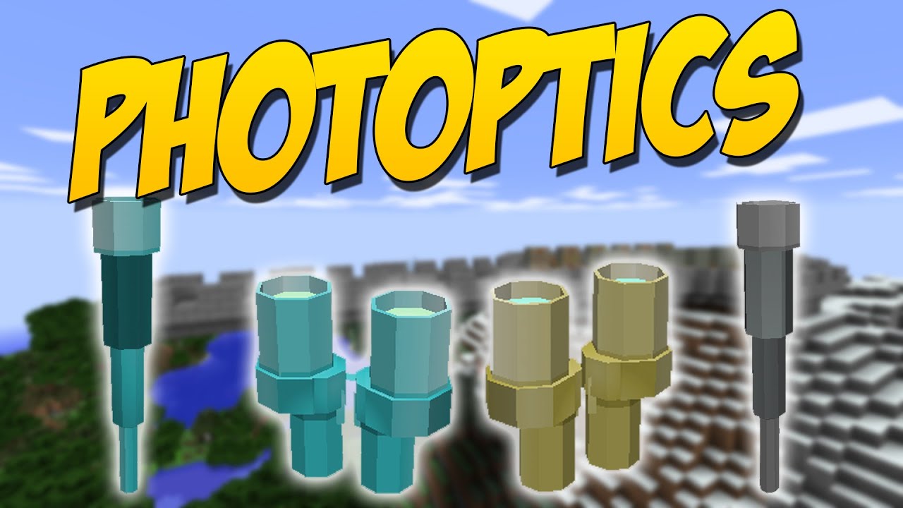 PHOTOPTICS: Mod De Binoculares Y Telescopios - Minecraft Mod 1.10/1.9.4 ...