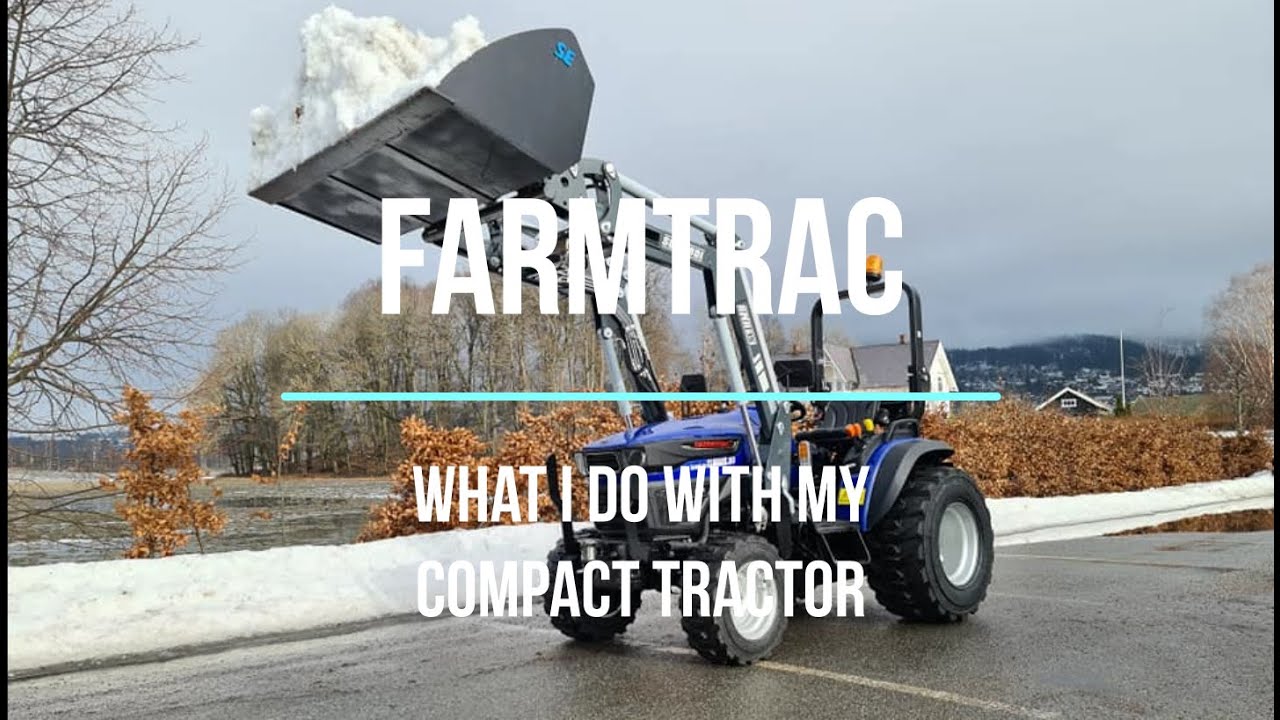 Farmtrac -compact tractor at work - YouTube
