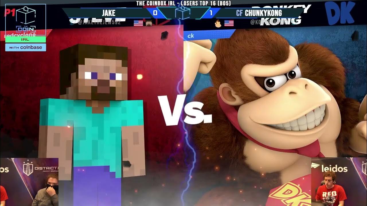 ChunkyKong (Donkey Kong) vs. Jake (Steve) - Coinbox IRL | 17 Dec '23 - YouTube