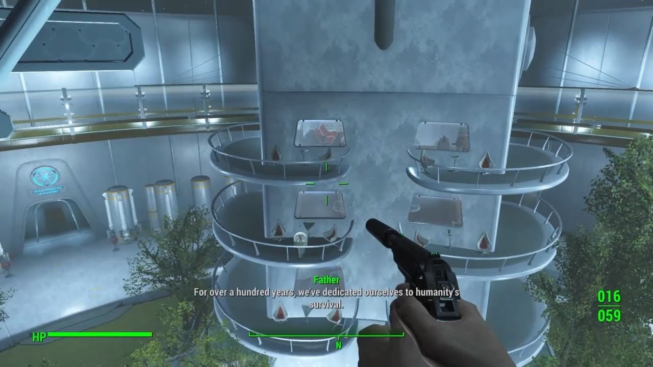 Fallout 4 - Survival Difficulty Ep 35 The Institute - YouTube