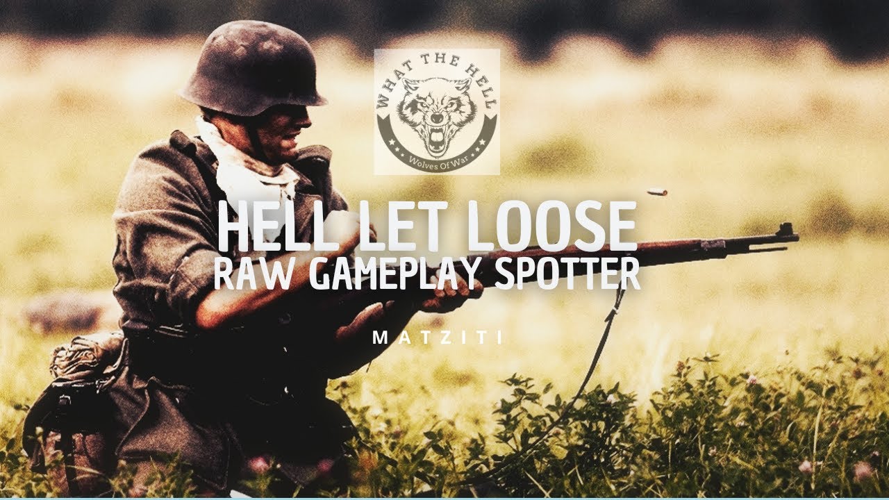 Recon spotter pushing in Hell Let Loose raw gameplay - YouTube