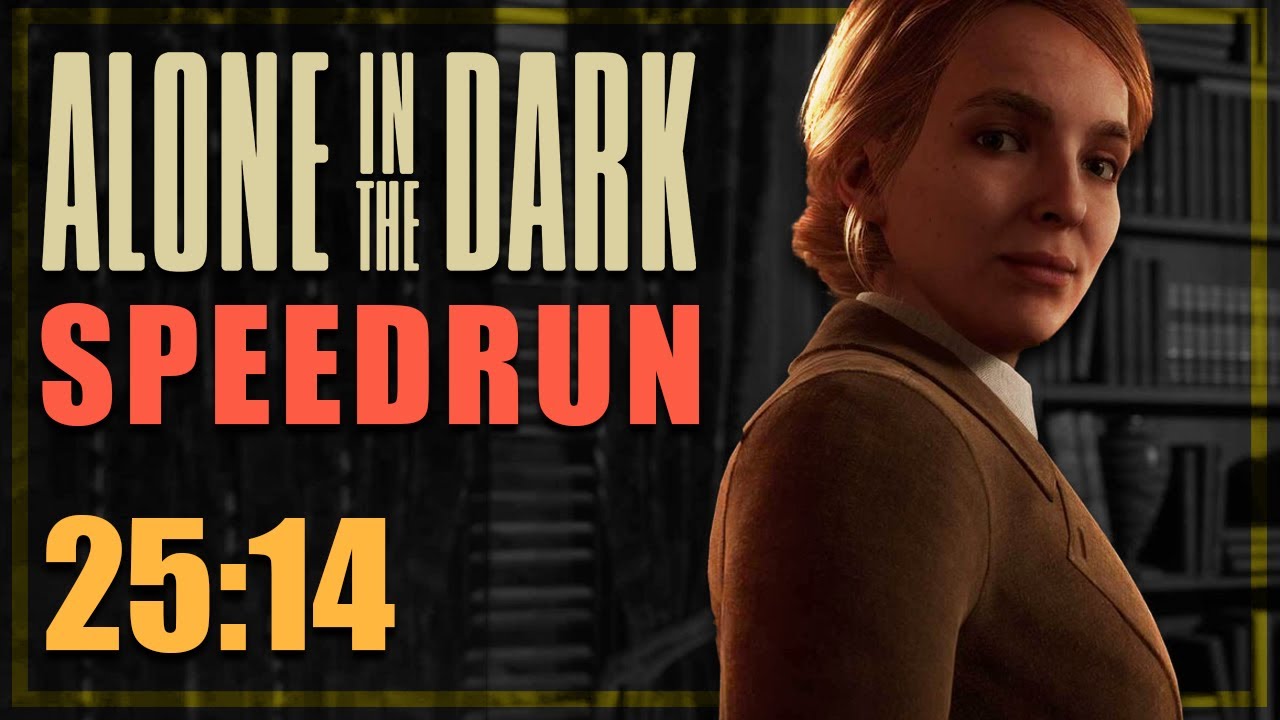 Any% Speedrun | Alone in the Dark Grace Ending - YouTube