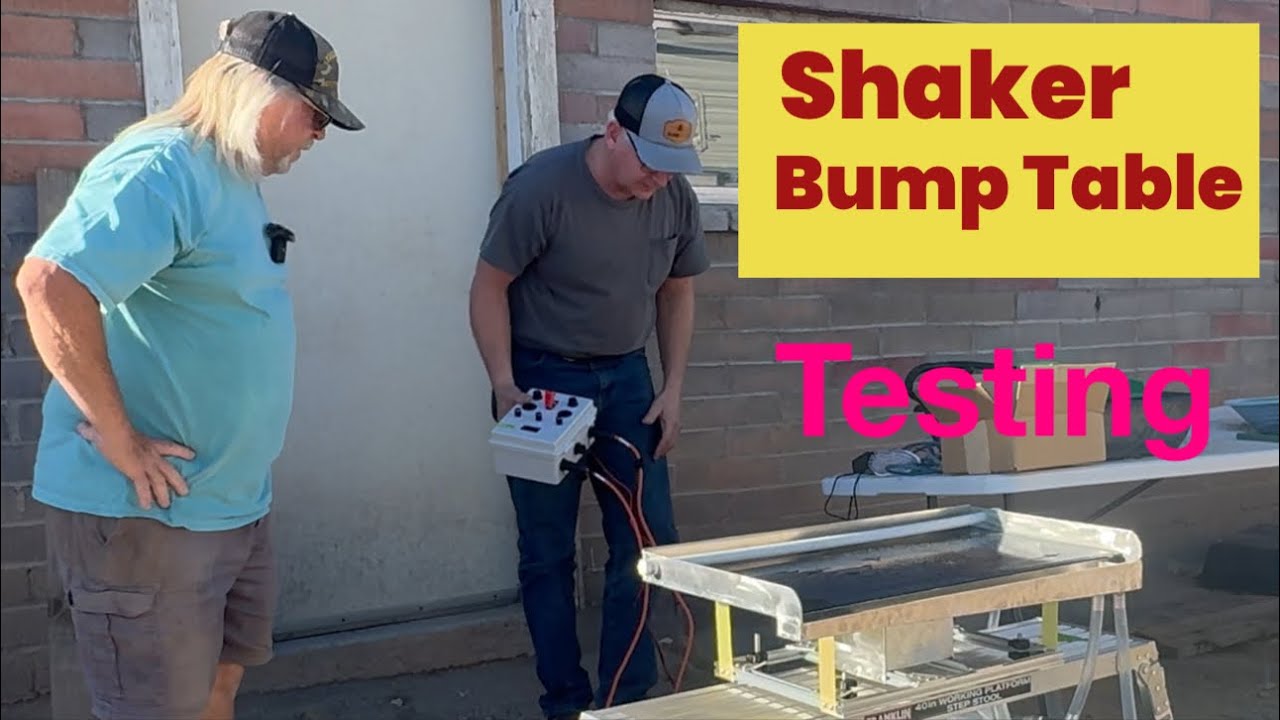 Testing This INSANE Black Sand Shaker Table For The First Time - YouTube