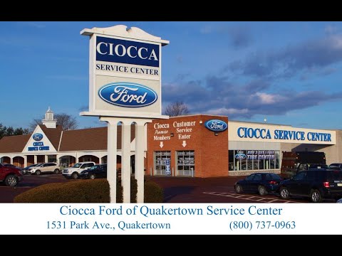 Ciocca Ford of Quakertown Service Center - YouTube