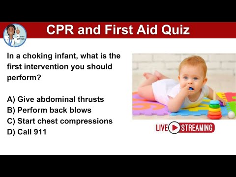 CPR, AED, and First Aid Practice Test with Nurse Eunice