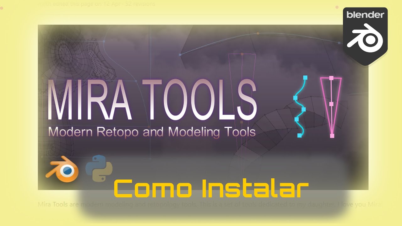 Como Instalar Mira Tools - Retopologia Simples de Graça - Blender Addon ...