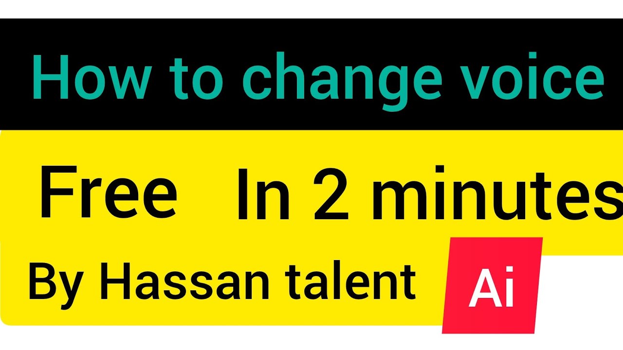 How to change voice with Ai/Free change voice/how to clean our voice ...