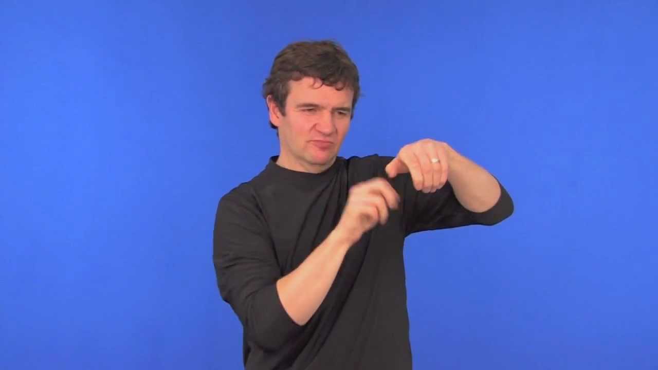 ASL Word of RELEASE (context F) - YouTube