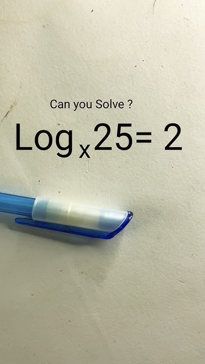 Logarithm | Can you Solve this simple Problem? #shorts #maths # ...