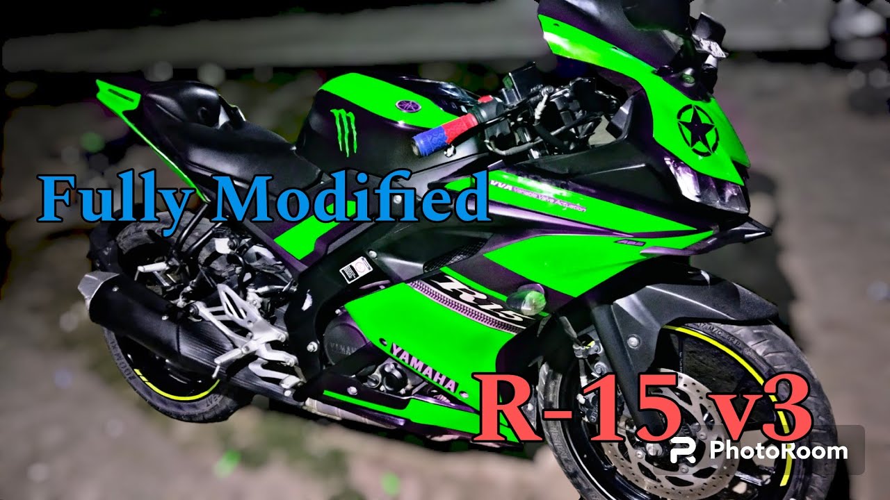 R15 Modified || Yamaha R15 V3 Full Modified || R15 V3 New Look || R15 ...