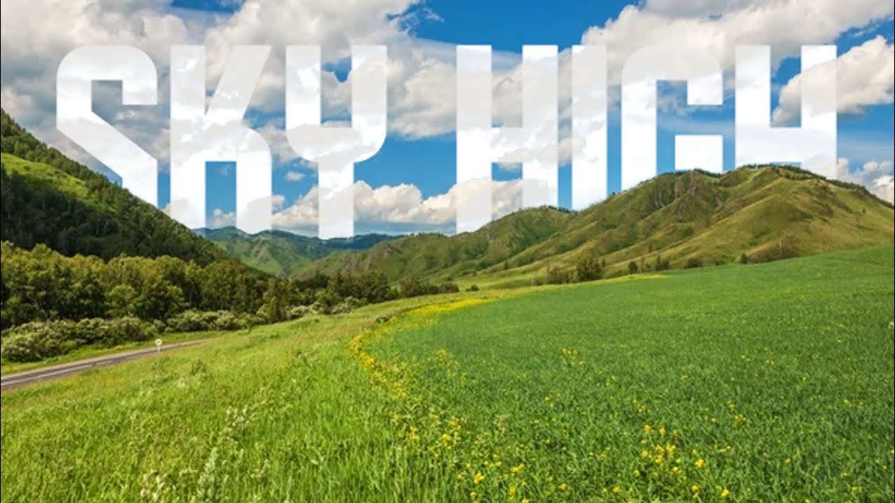How To Create Text Behind Mountain | Photoshop Tutorial - YouTube