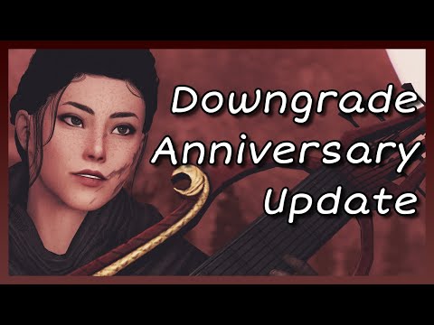 Downgrading Skyrim Anniversary Edition to Special Edition