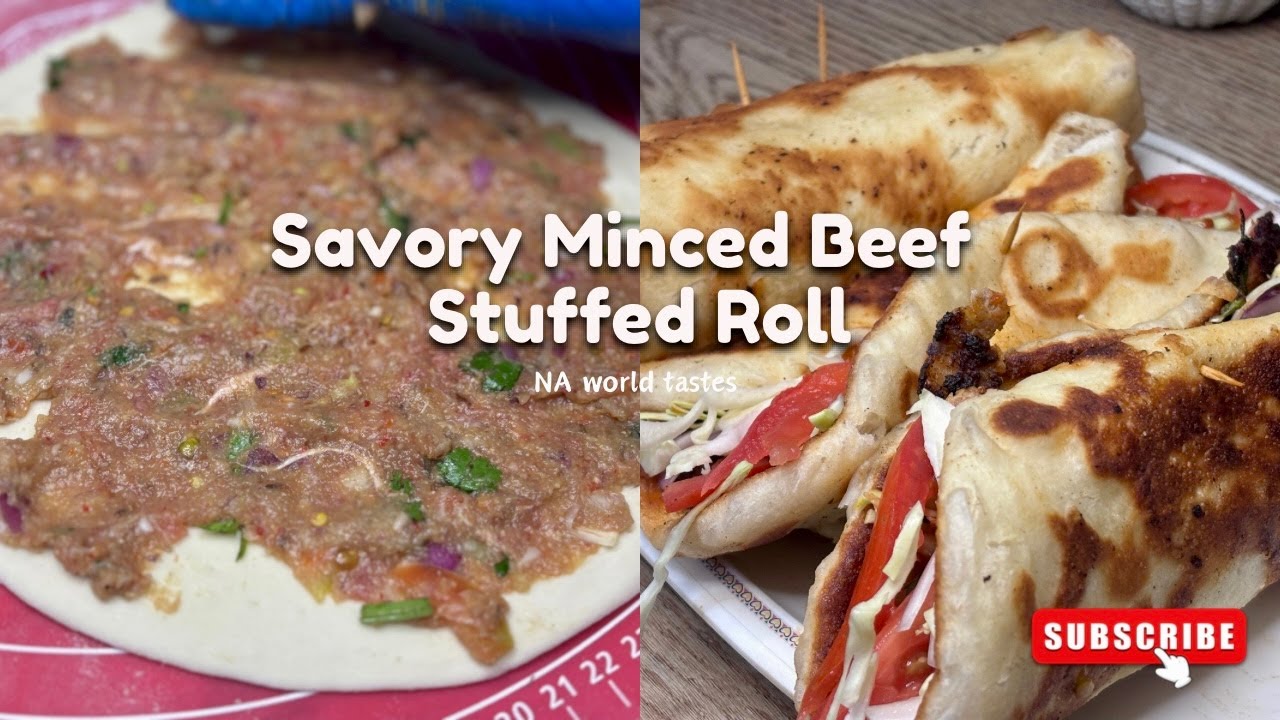 Savory Beef Mince Stuffed Rolls Recipe by NA world tastes # ...