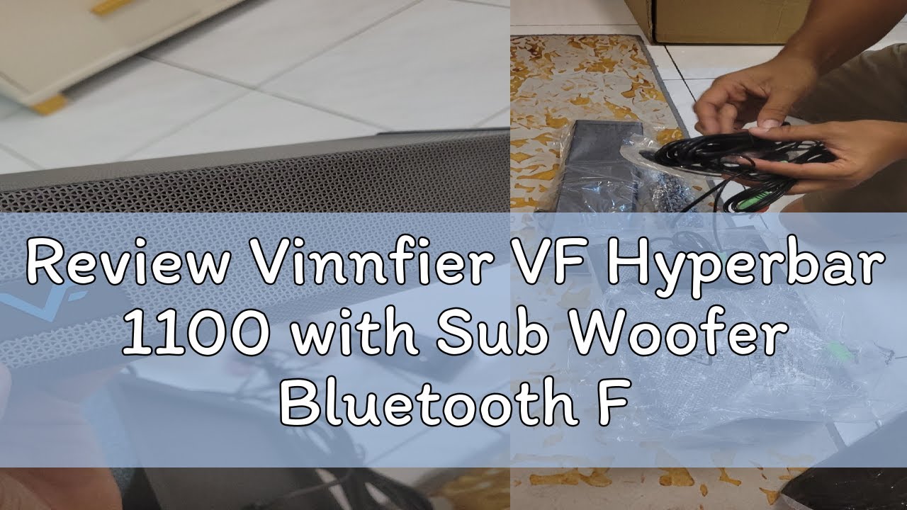Review Vinnfier VF Hyperbar 1100 with Sub Woofer Bluetooth FM Radio USB ...