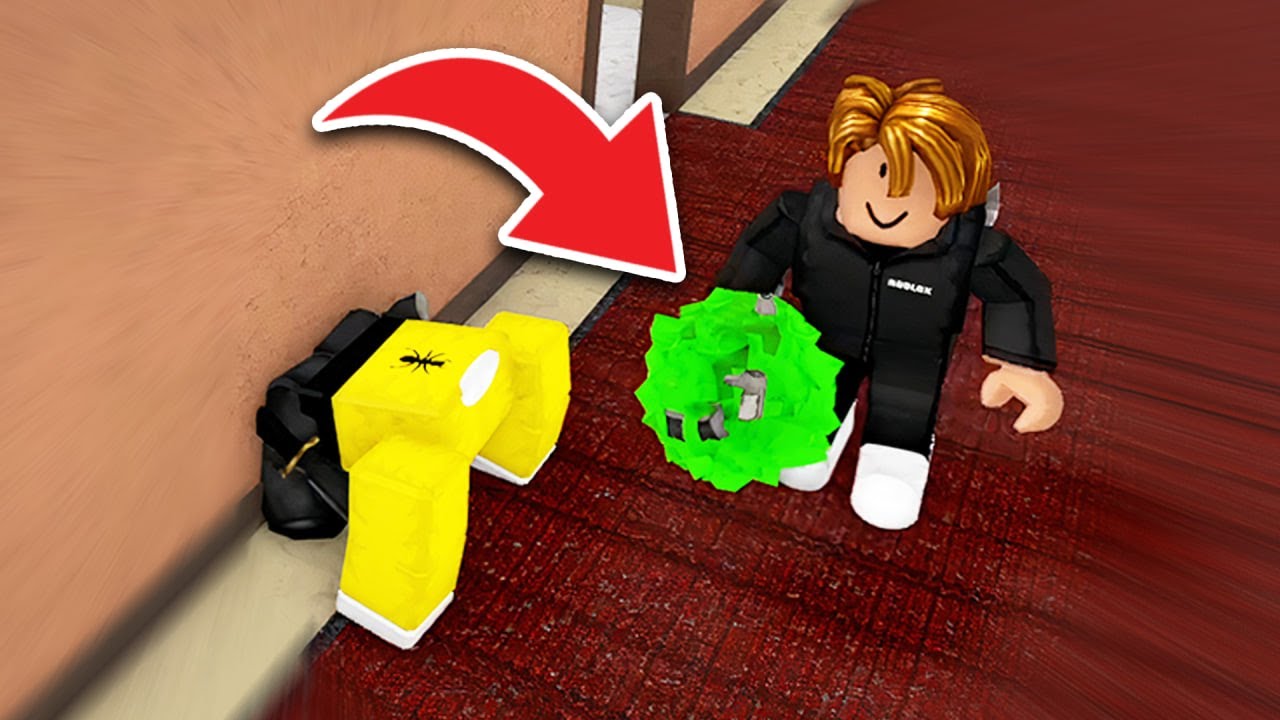 Trolling in mm2 with FAKE GUN DROP.. (Roblox) - YouTube