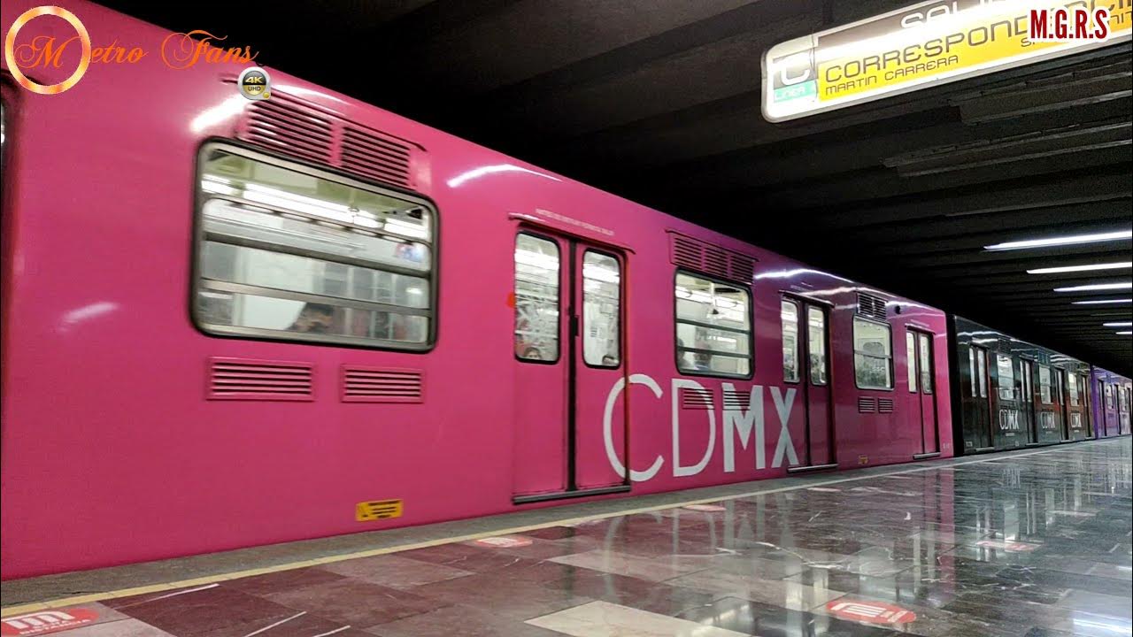 Concarril NM 83B (M.496/M.497) Tren CDMX - 4K UHD - YouTube
