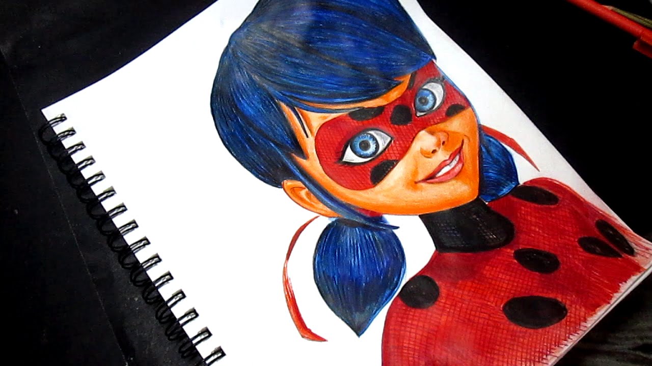 Miraculous LADYBUG Speed Drawing - YouTube
