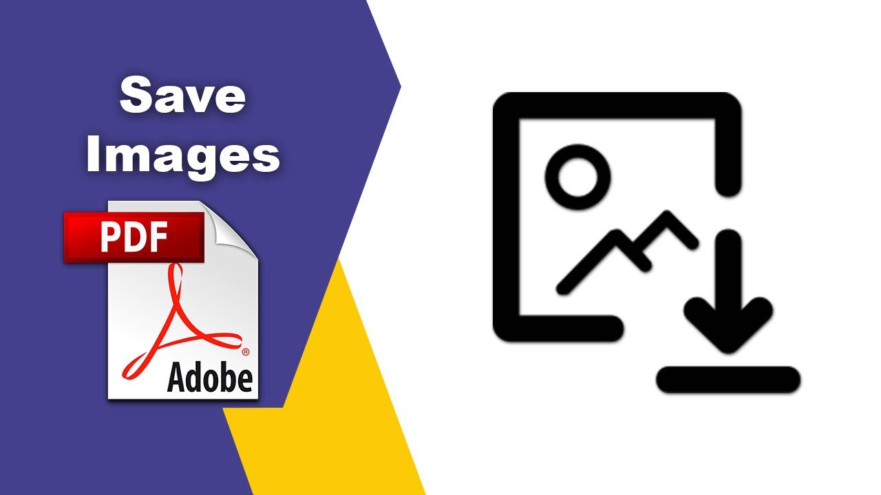 How to Save Individual Images from a PDF Document (Export PDF) using ...