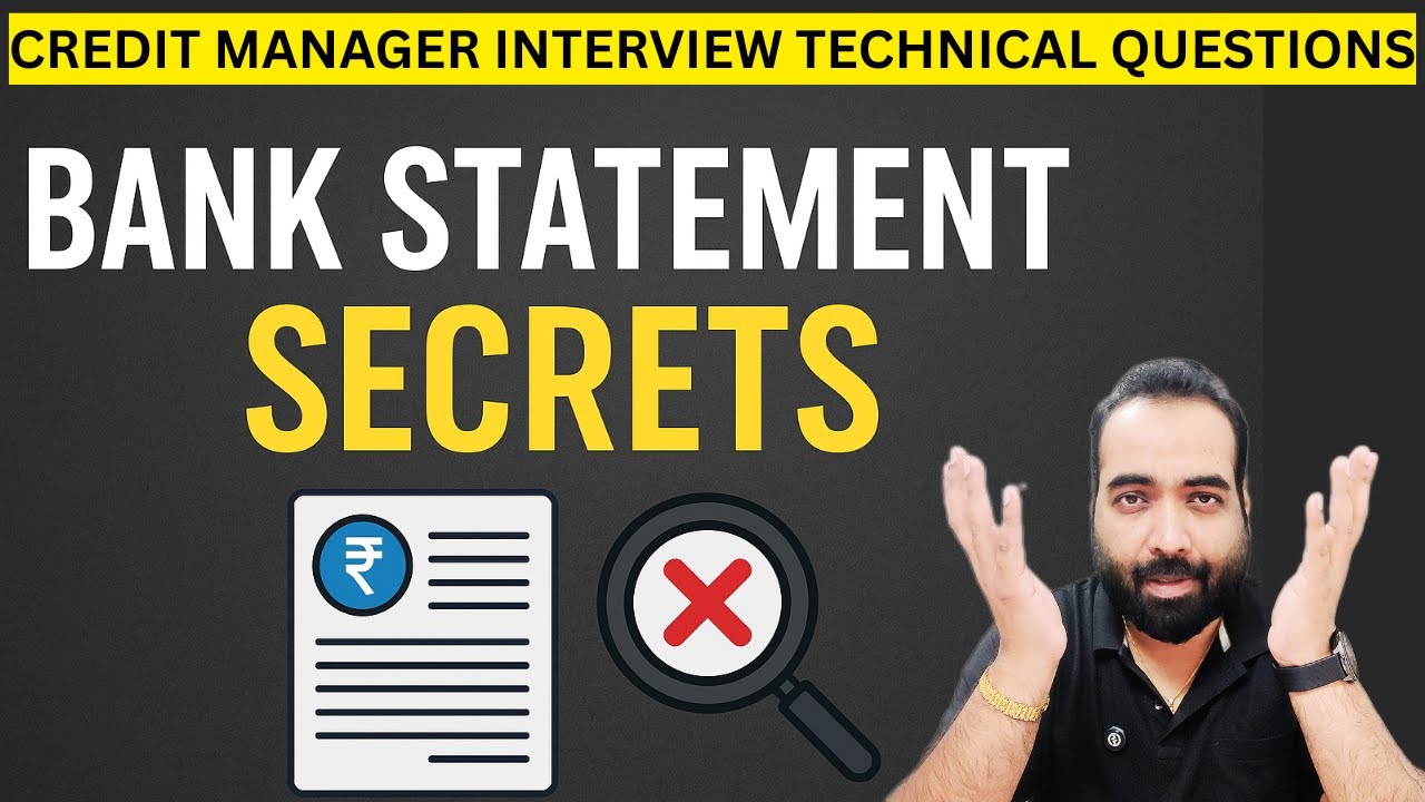 Episode 6: Credit manager interview ll Why Bank Statement Analysis ...