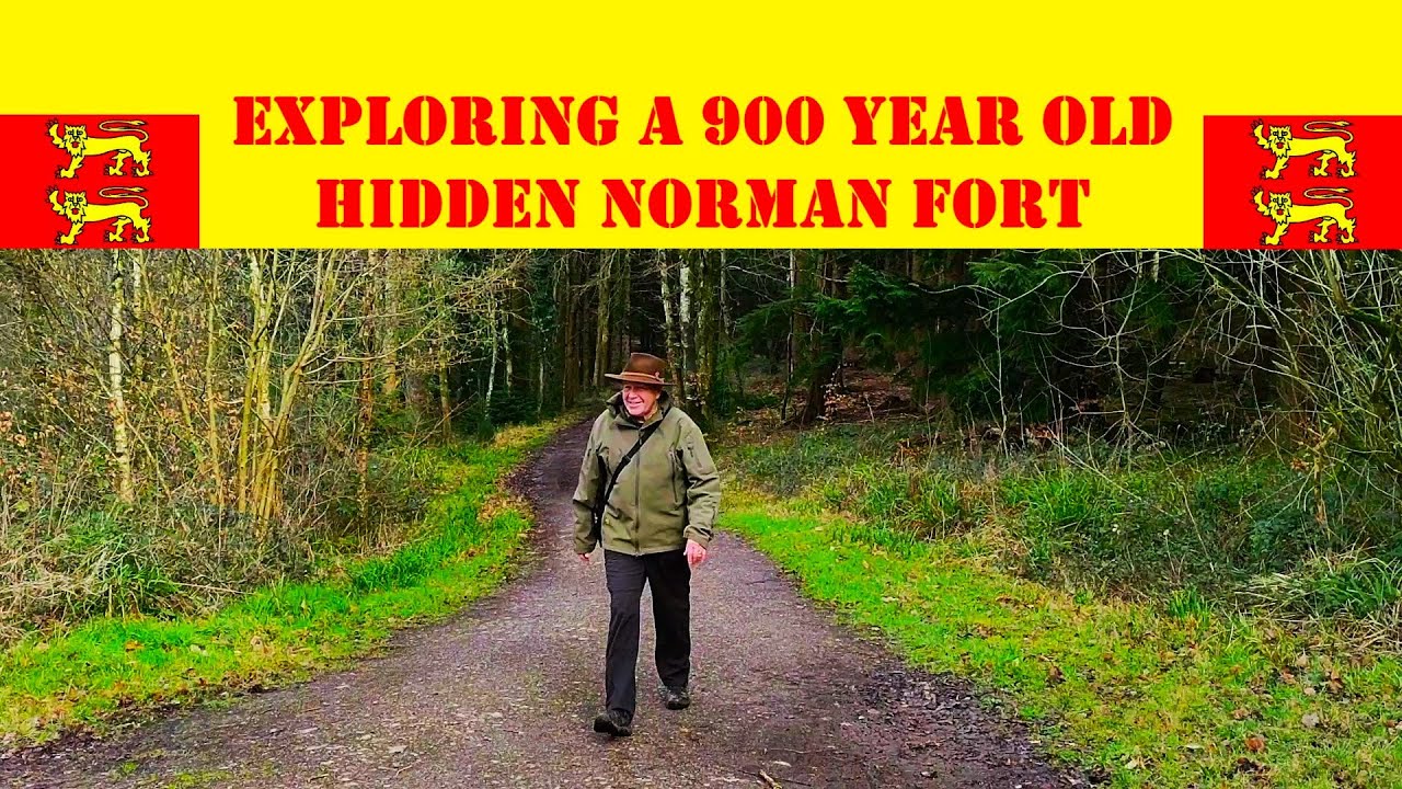 EXPLORING A 900 YEAR OLD HIDDEN NORMAN FORT #history - YouTube