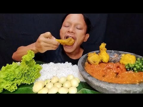 Mukbang ayam goreng bikin nambah nafsu makan 🤤 - YouTube