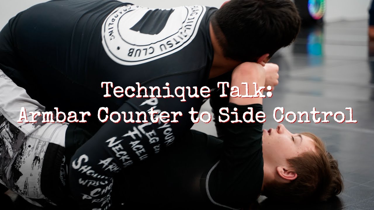 Technique Talk: Arm Bar Counter to Side Control - YouTube