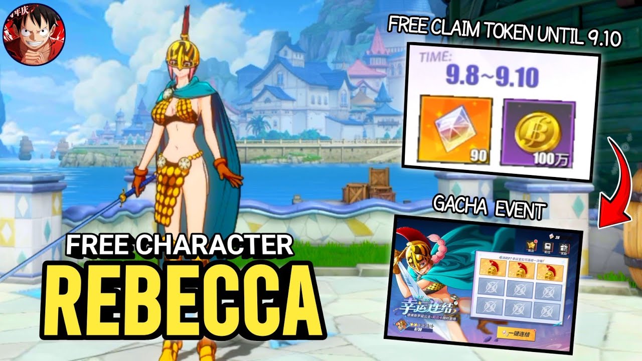 FREE CHAR GLADIATOR REBECCA 😍 One Piece Fighting Path - YouTube