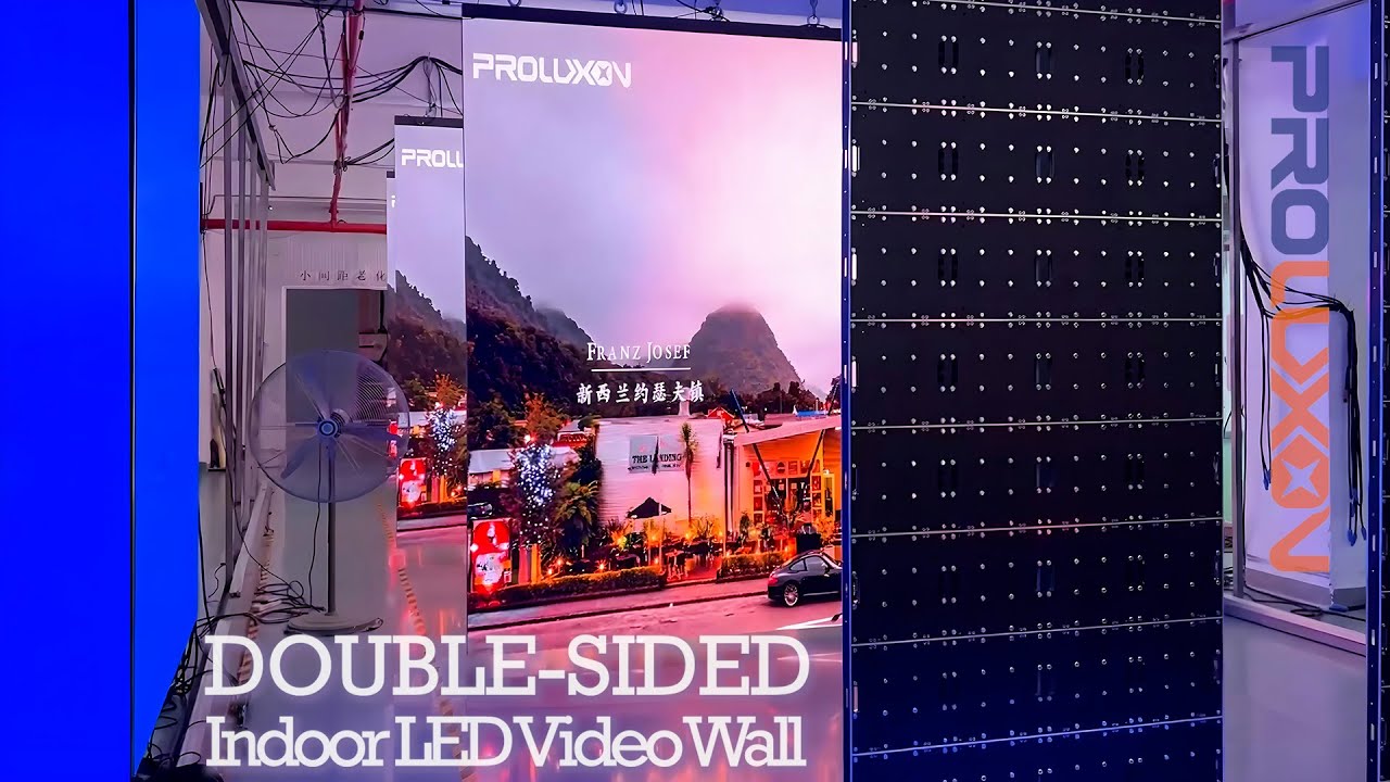 LED Video Walls with Double-sided Hanging Installation, Front ...