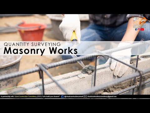 How to Estimate Masonry Works? - YouTube