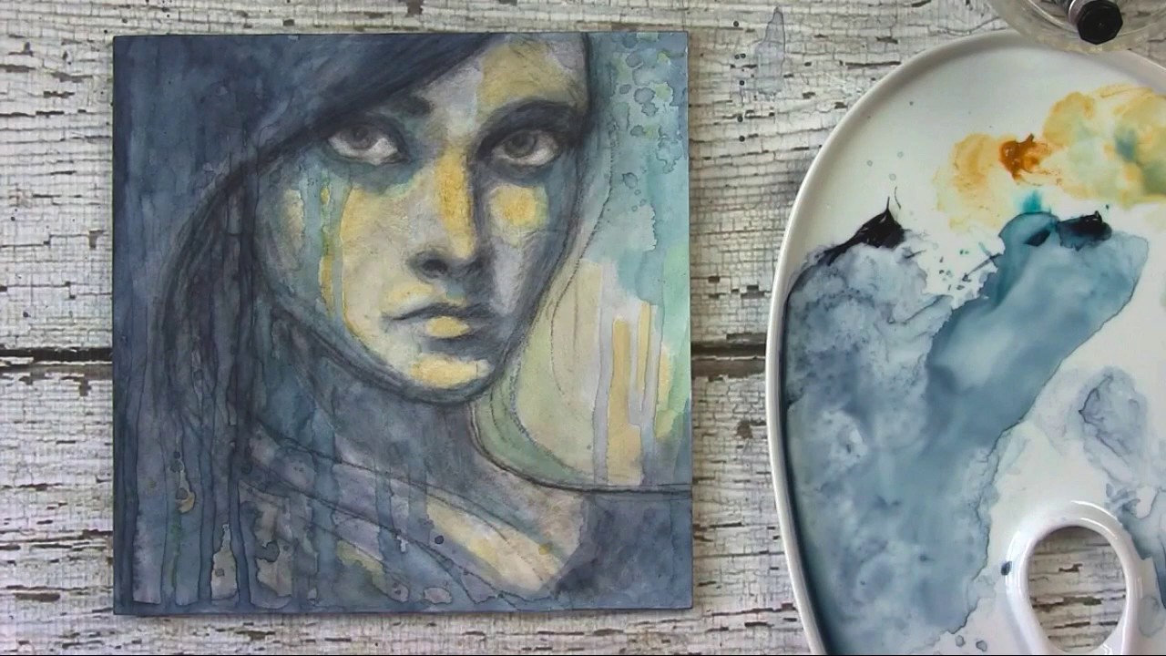 Preview - Encaustic Wax & Portrait Class - YouTube