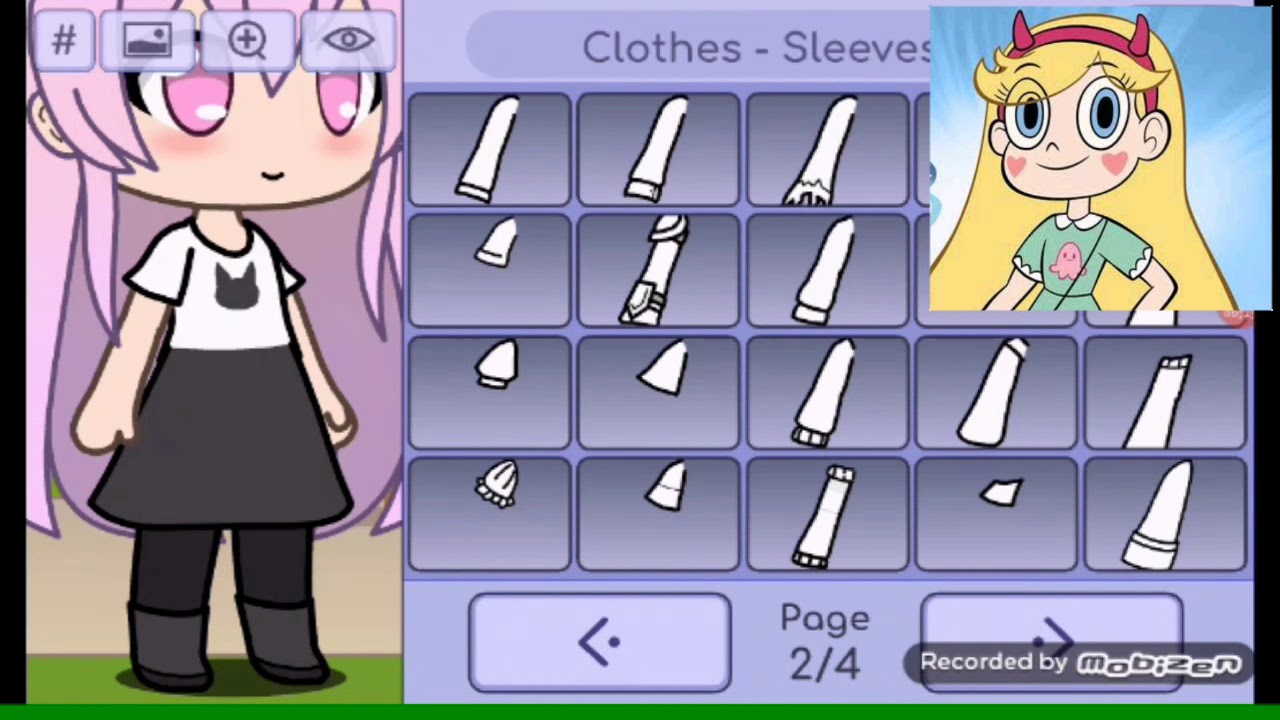 Fazendo a star eo marco no gacha life - YouTube