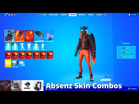 Absenz Skin Combos (Fortnite Battle Royale) - YouTube
