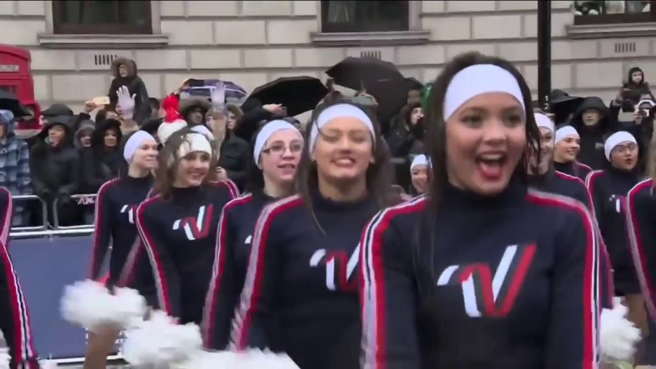 London New Years Parade 2017 - Varsity Dance and Cheer - Rocky - YouTube