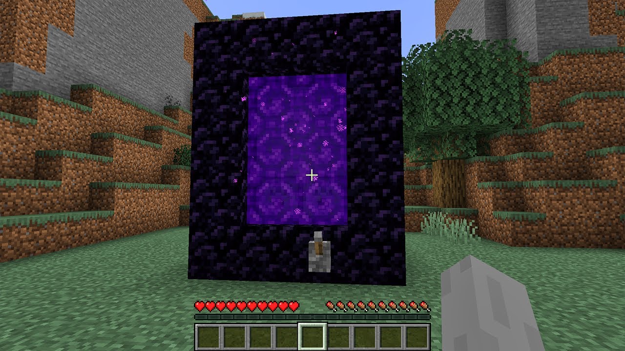 automatic nether portal - YouTube
