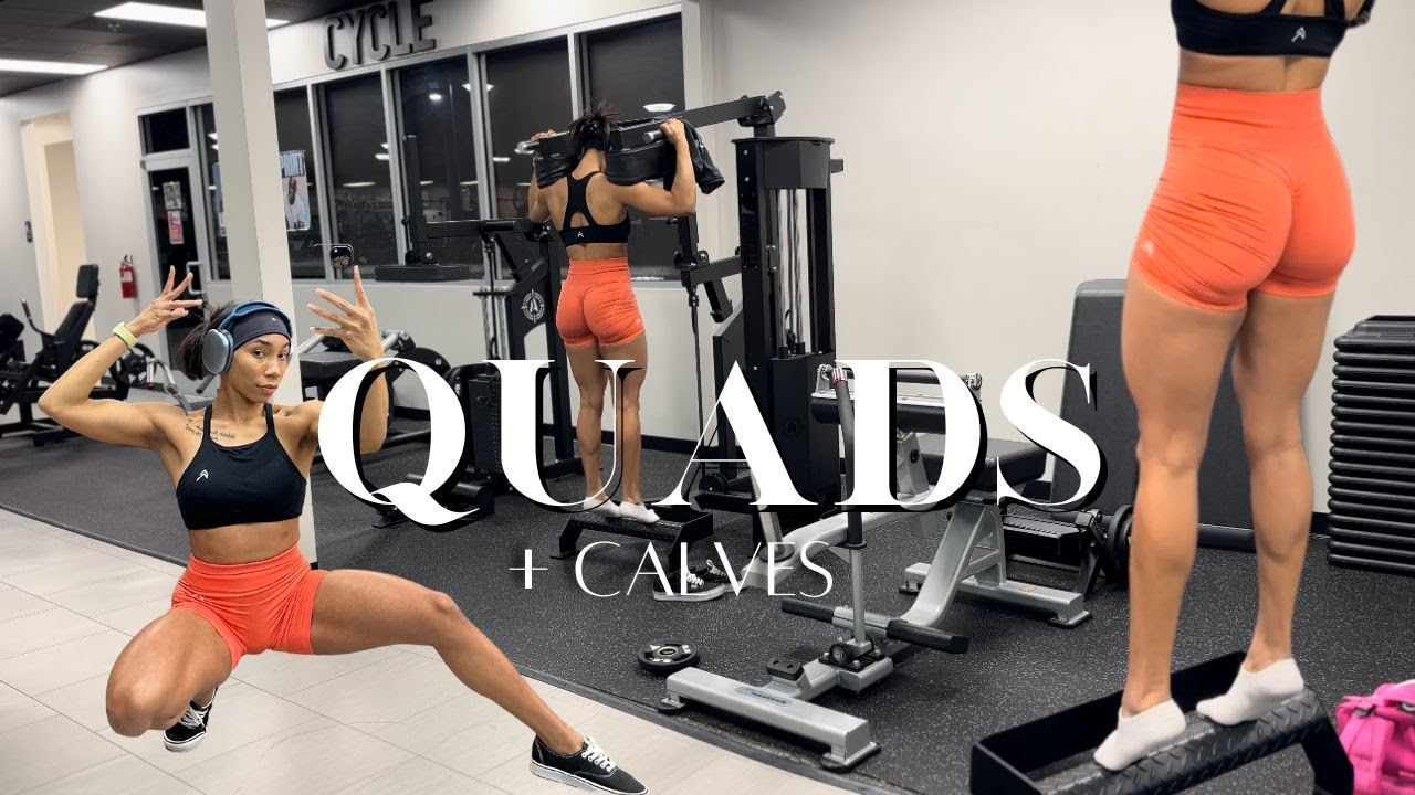 Train w/ Me | QUADS + CALVES - YouTube