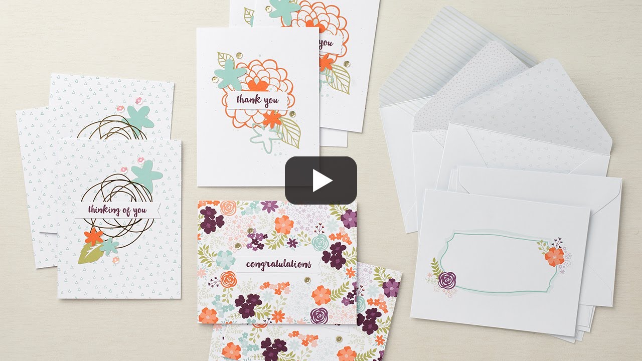 Petal Notes Card Kit - YouTube